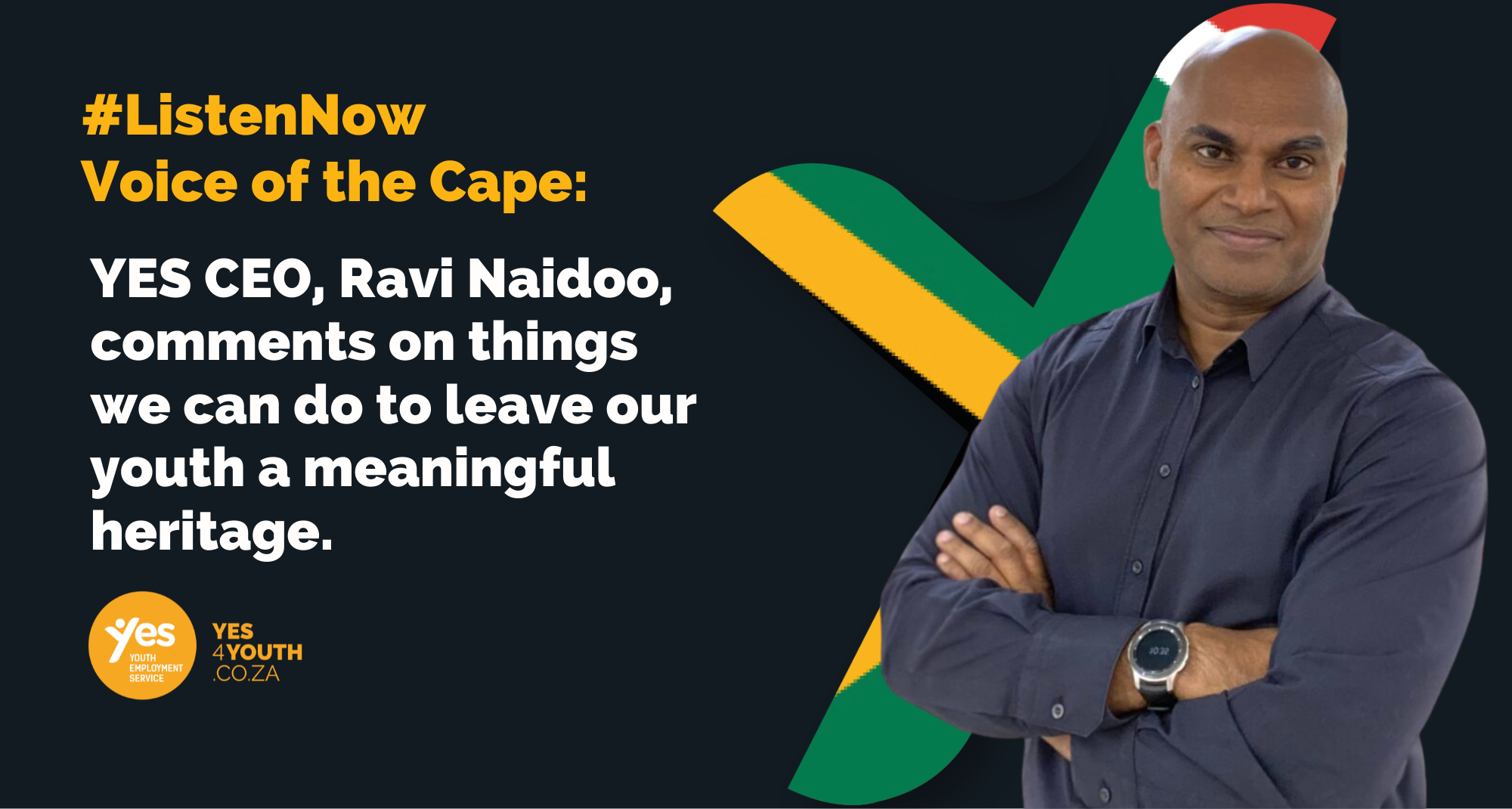Listen now Voice of the Cape: YES CEO, Ravi Naidoo, comments on things ...